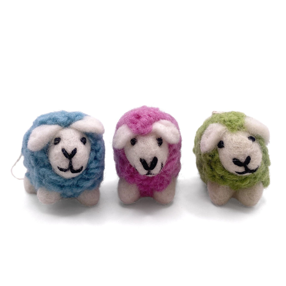 Mini Sheep on a Wire Decoration | Amica Felt Wholesale