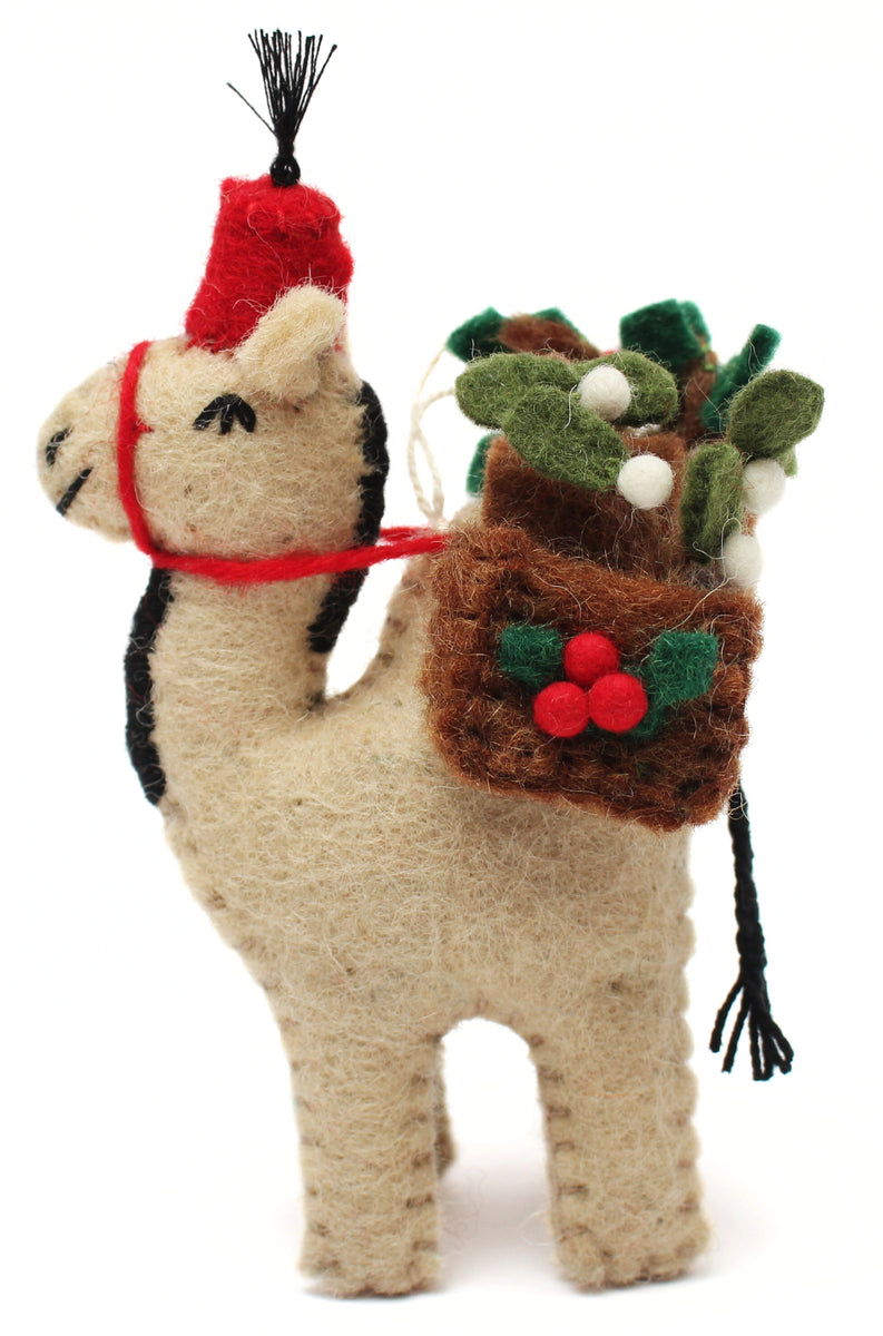 Camel with Panniers from Amica Felt Wholesale