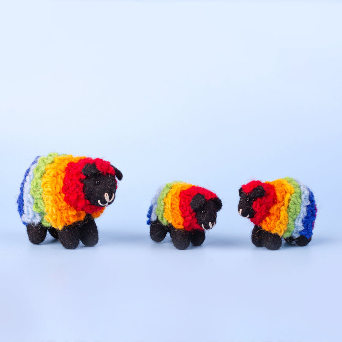 Rainbow Sheep Decoration | Amica Felt Wholesale