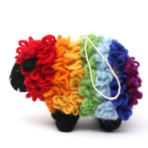 Rainbow Sheep Decoration | Amica Felt Wholesale