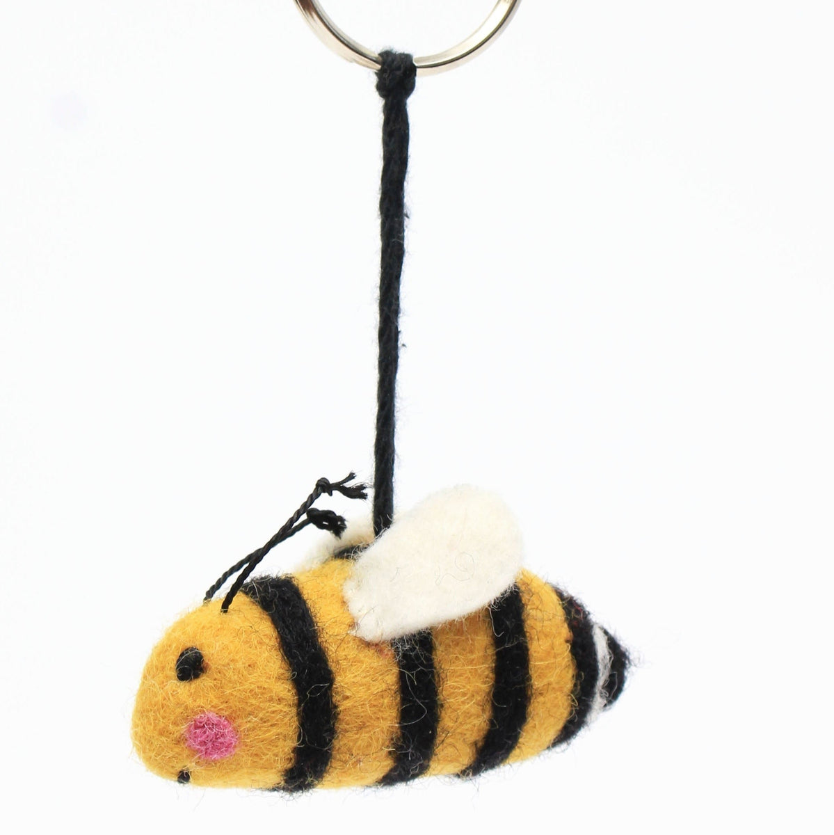 Mini 3D Bee Key Ring | Amica Felt Wholesale